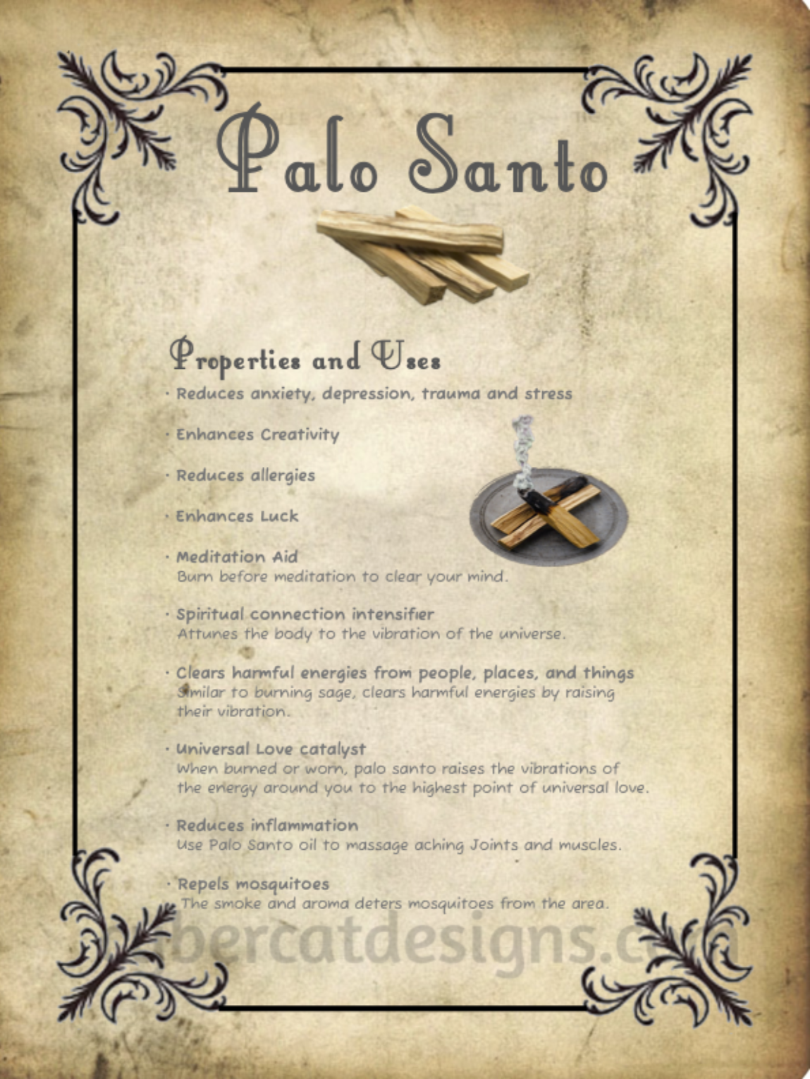 Palo Santo | Book of Shadows
