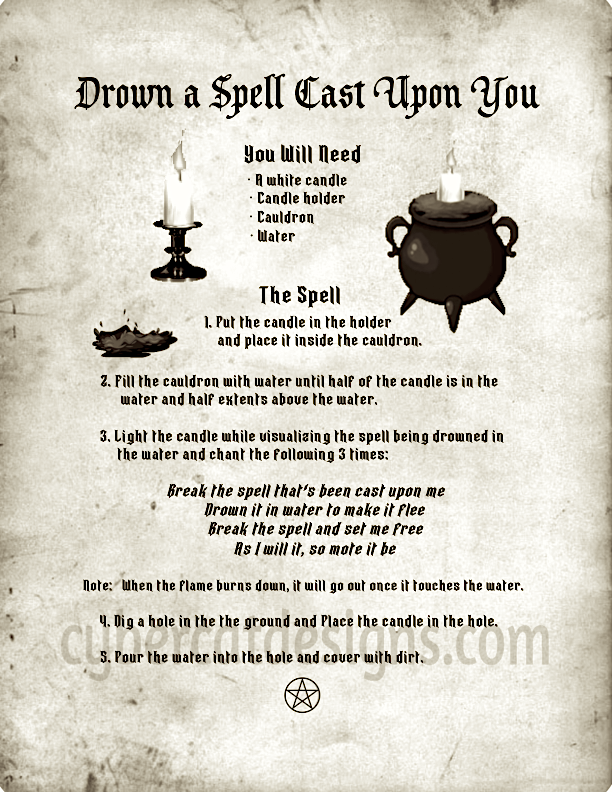 Drown a Spell Cast Upon You II (Monochromatic) | Book of Shadows